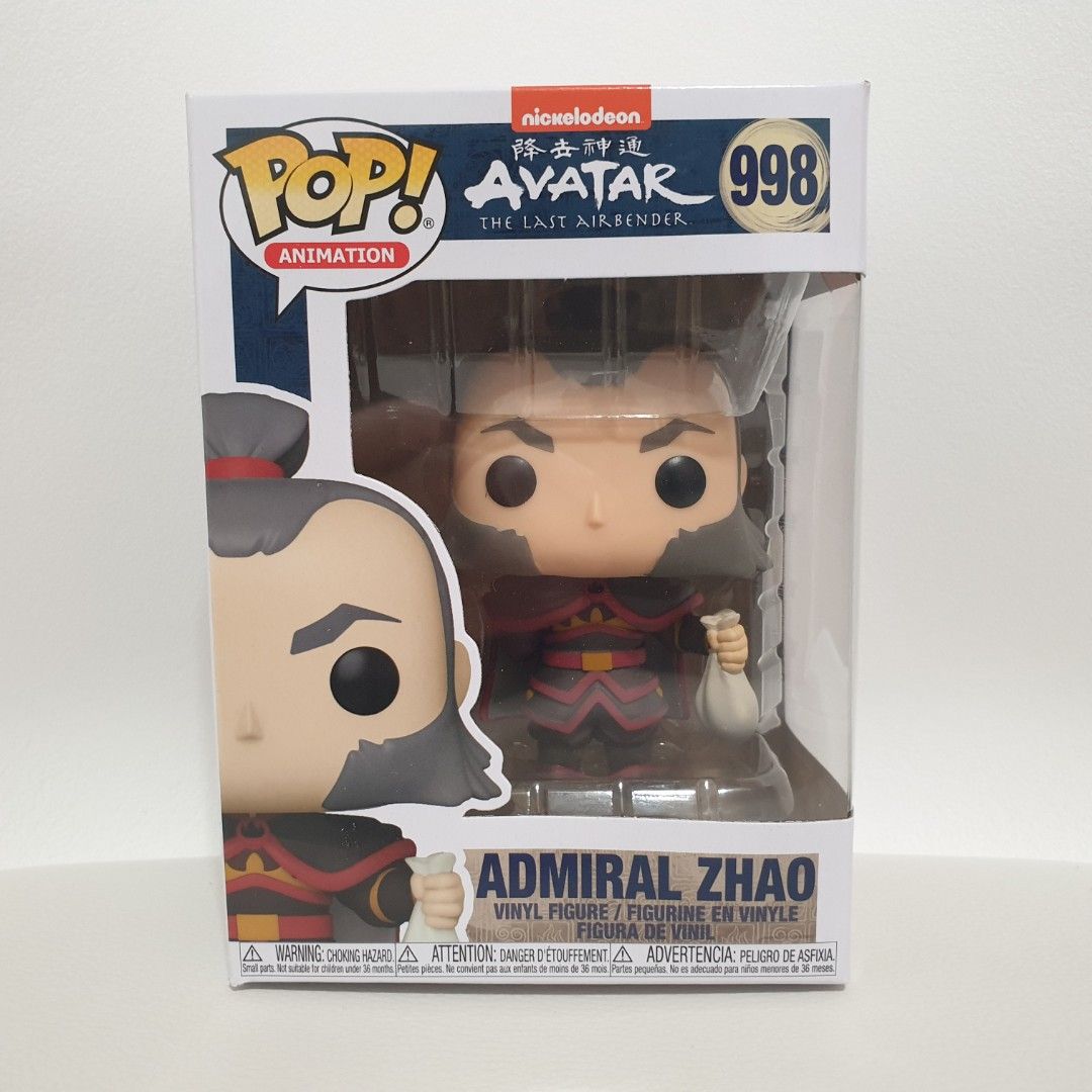 ADMIRAL ZHAO Nickelodeon Avatar The Last Airbender Funko Pop, Hobbies ...