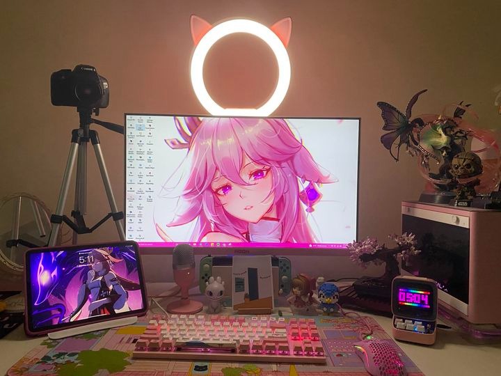 Agon AOC Pink Monitor 27inch 144hz, Computers & Tech, Parts ...