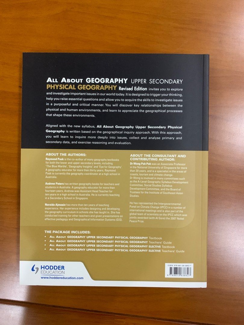 All About Geography Textbook (Physical), Hobbies & Toys, Books ...