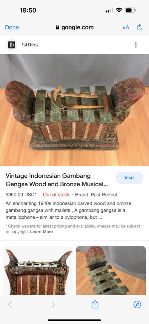 Antique Musical instrument, Hobbies & Toys, Memorabilia & Collectibles ...