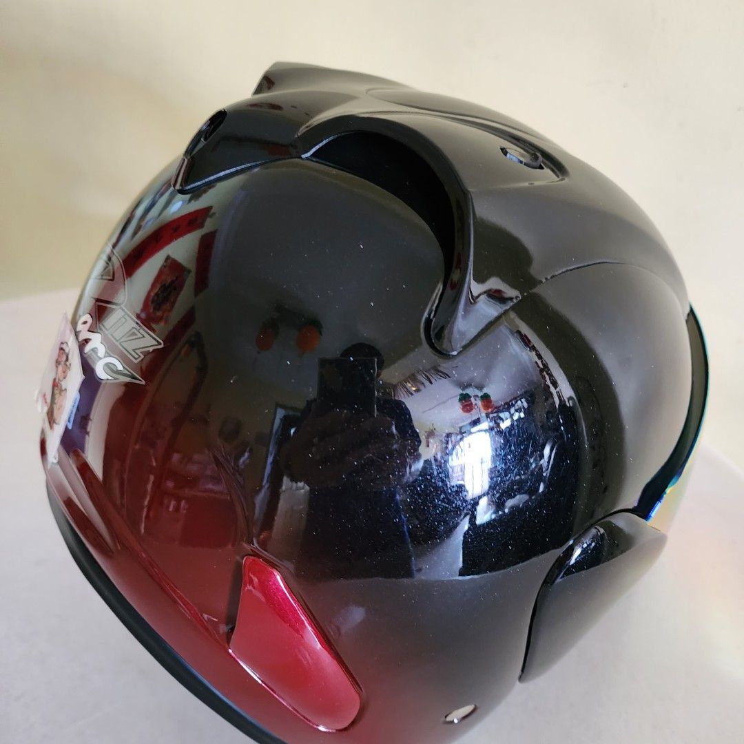 ARC RITZ HELMET 2 TONE MAROON COLOR, Motorcycles, Motorcycle ...