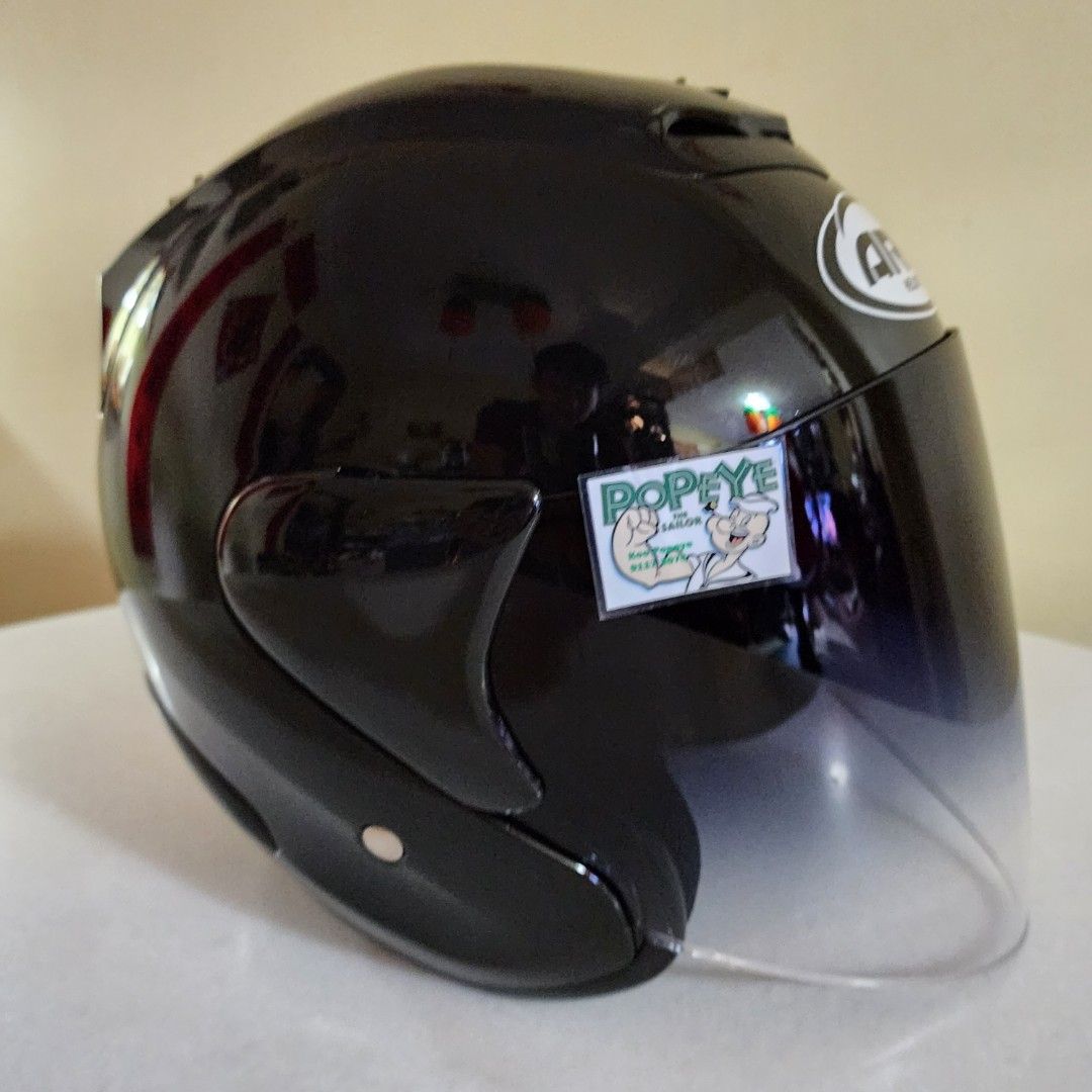 ARC RITZ HELMET BLACK COLOR, Motorcycles, Motorcycle Accessories on ...