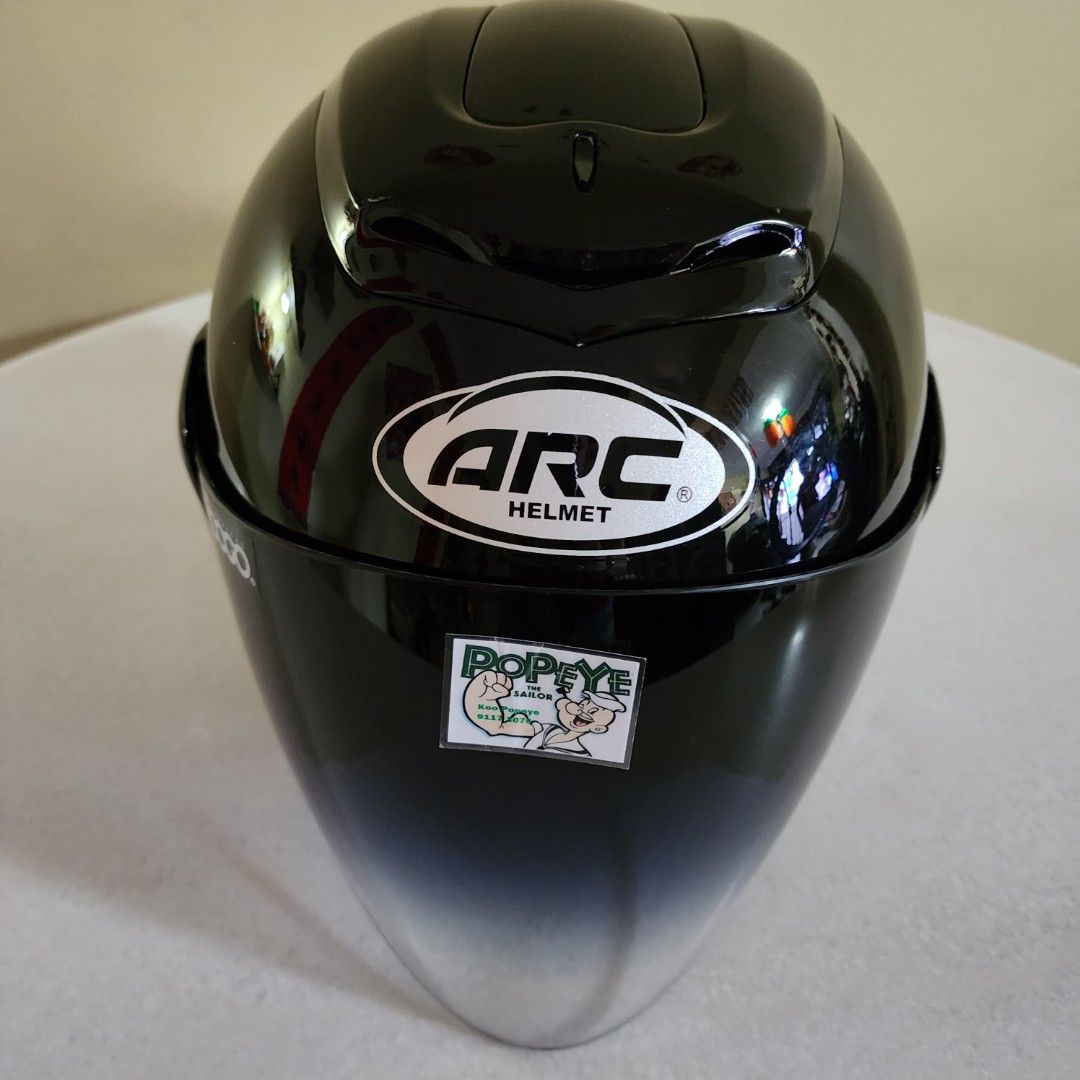 ARC RITZ HELMET BLACK COLOR, Motorcycles, Motorcycle Accessories on ...