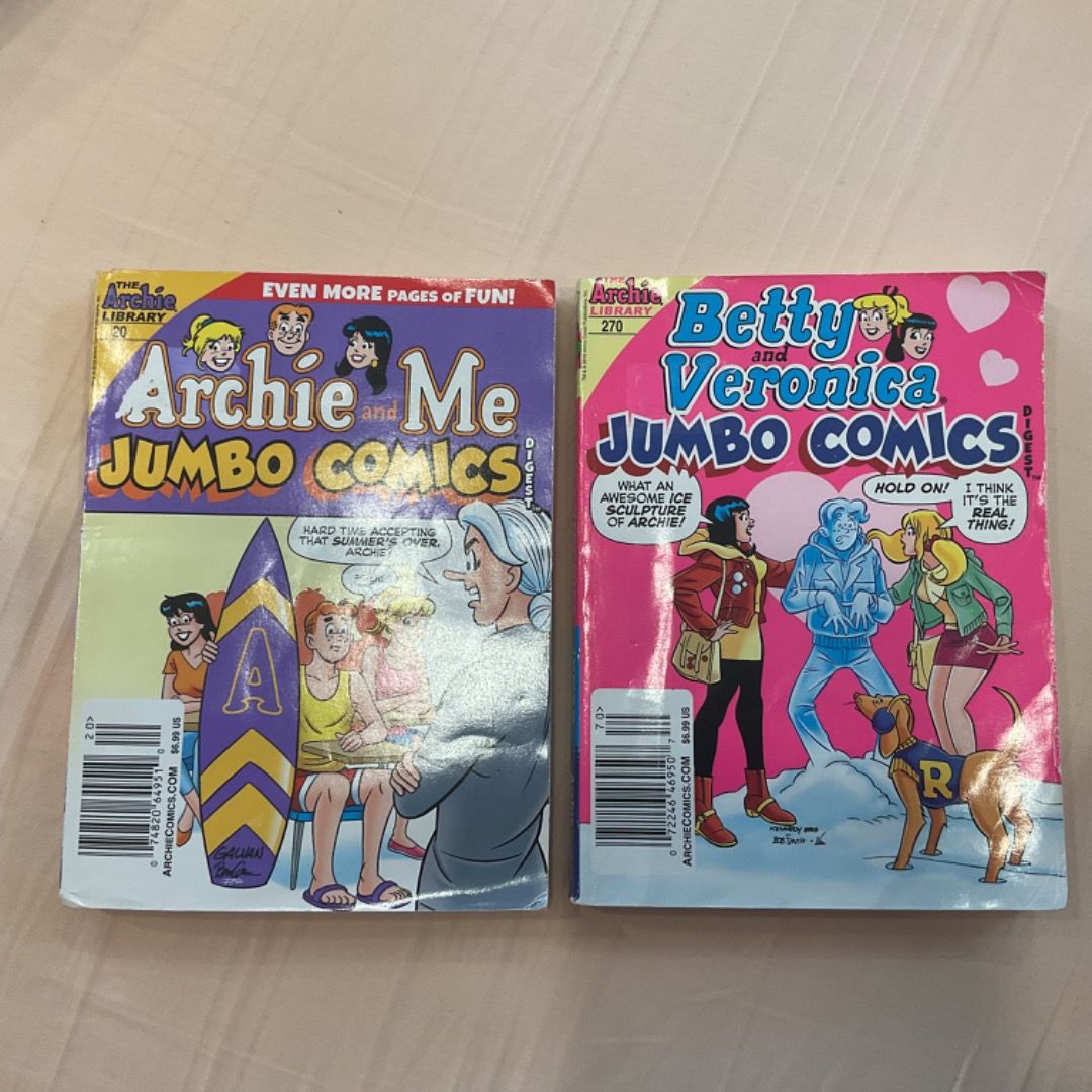 Archie comics; jumbo comics digest number 20 & 270, Hobbies & Toys ...