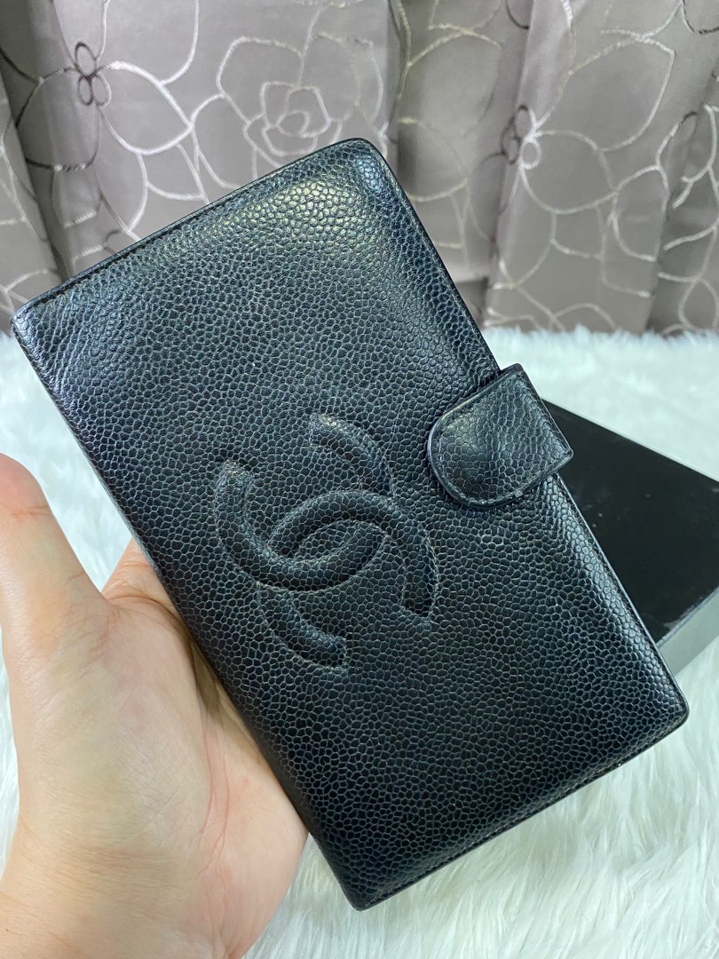AUTHENTIC CHANEL CAVIAR LONG WALLET, Luxury, Bags & Wallets on Carousell