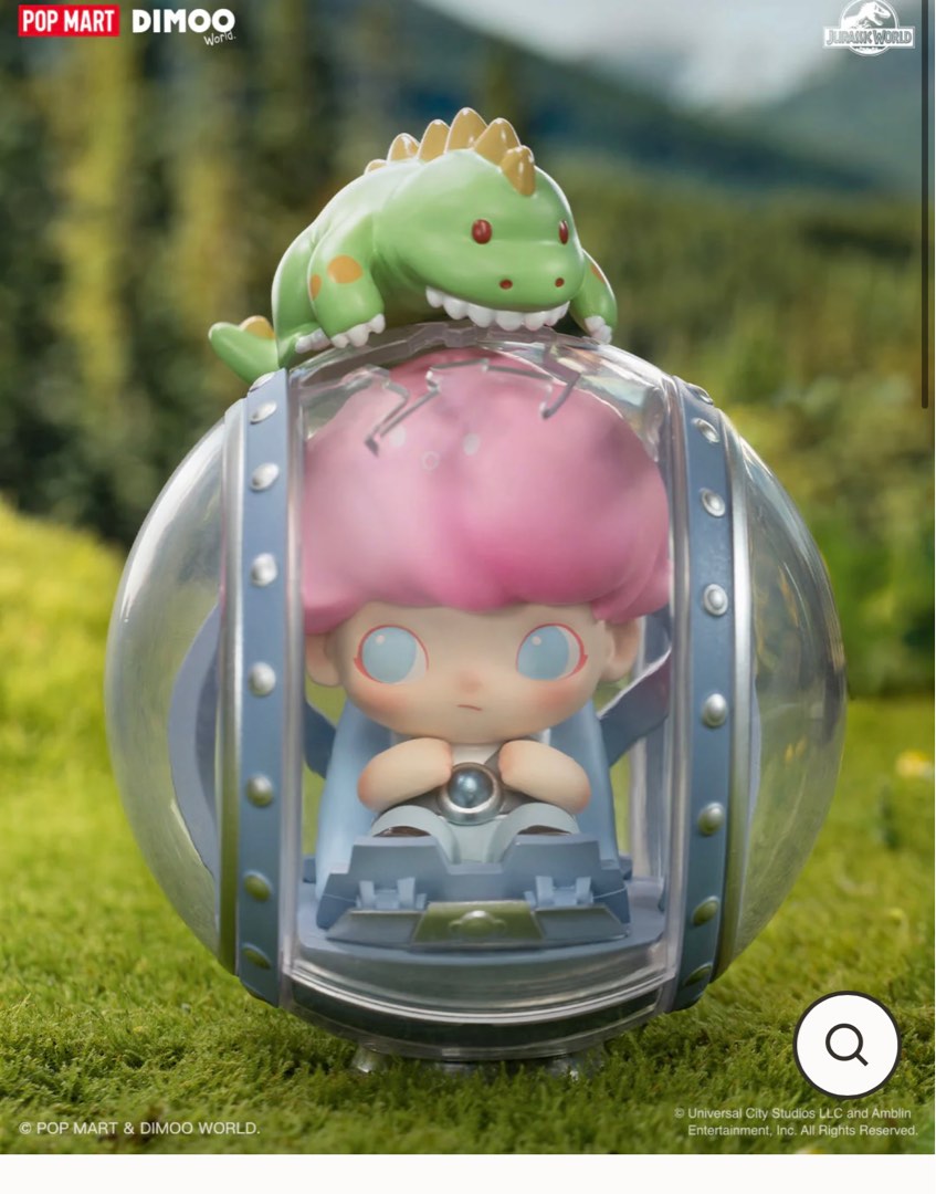 Authentic Popmart Pop Mart Jurassic World Dimoo Dino Dinosaur Spherical ...