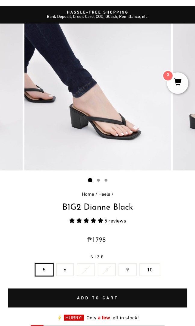 Aztrid Dianne Black, Women's Fashion, Footwear, Heels on Carousell