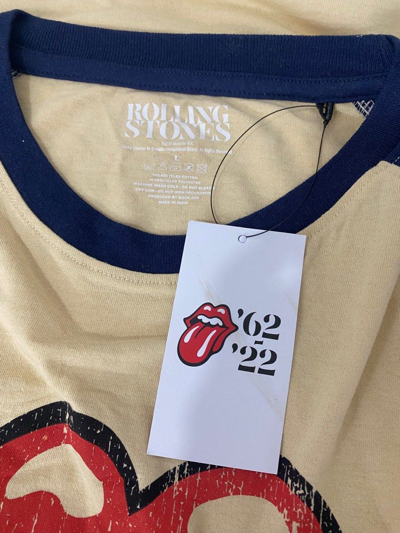 BAJU THE ROLLING STONES (official merch), Men's Fashion, Tops & Sets ...