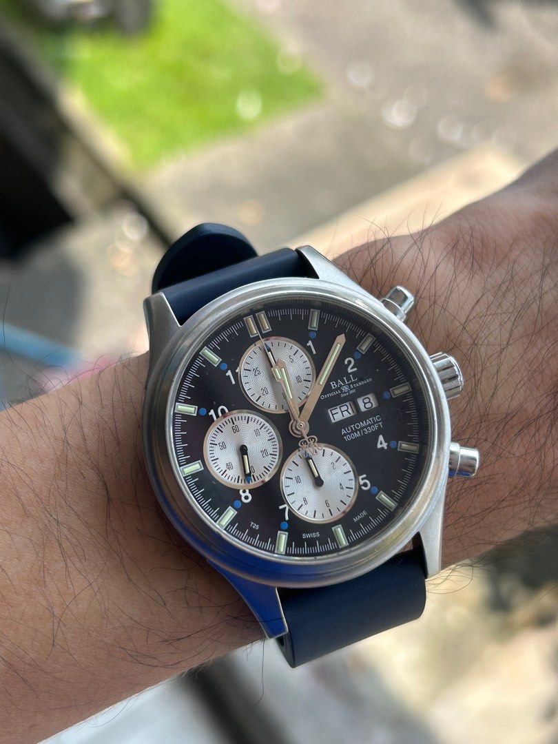 Ball watch Fireman chronograph, Men's Fashion, Watches & Accessories ...