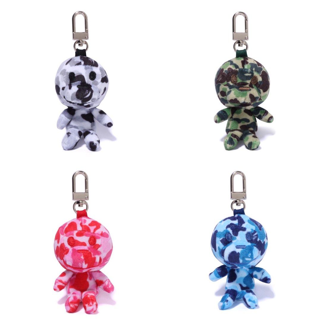 BAPE BABY MILO ABC CAMO PLUSH DOLL KEY CHAIN, Women's Fashion, Jewelry ...