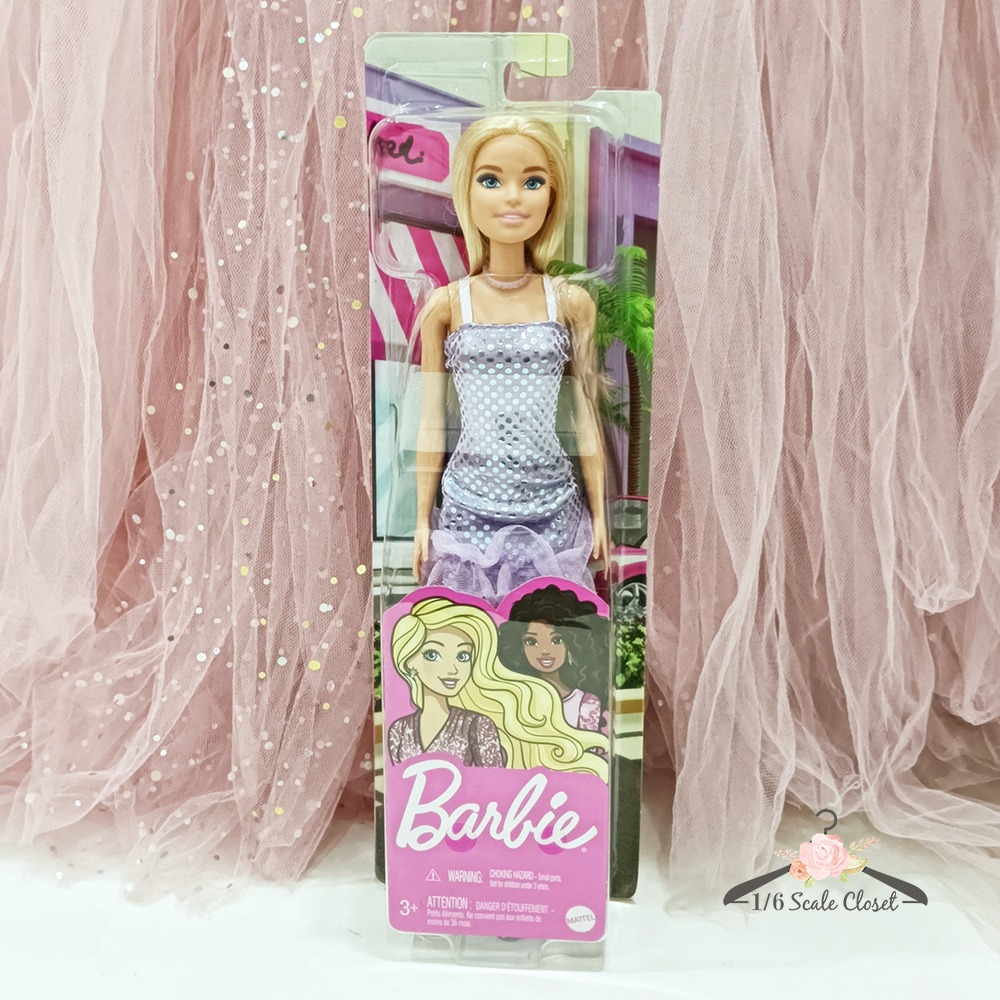Barbie Glitz Doll In Lavender Metallic Mini Dress Hjr93 Hobbies And Toys