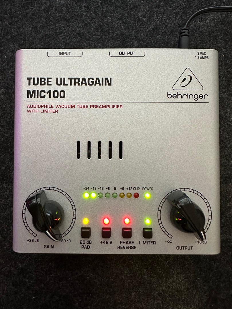 Behringer Tube Ultragain MIC100 on Carousell