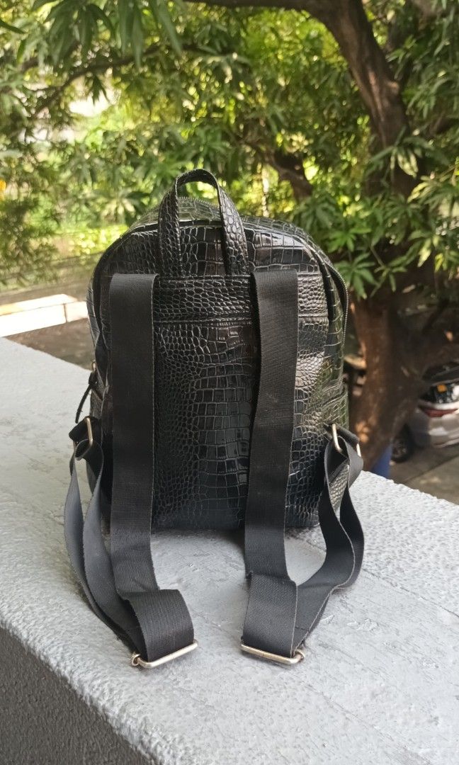 Black backpack small size, Women's Fashion, Bags & Wallets, Backpacks ...