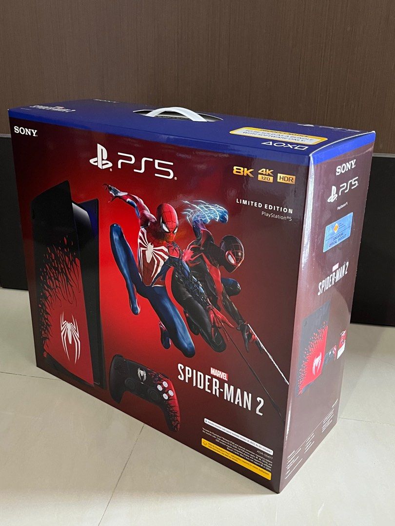 *BNIB* SG Sony PS5 Spider-Man 2 Limited Edition Bundle Console ...