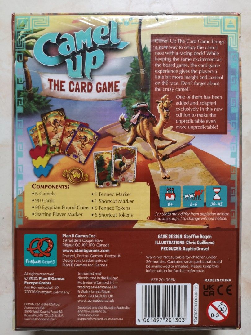 [BNIS] Camel Up: The Card Game, Hobbies & Toys, Toys & Games on Carousell