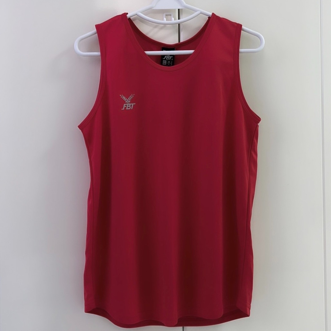 BNWT FBT Singlet (Red), Women's Fashion, Activewear on Carousell