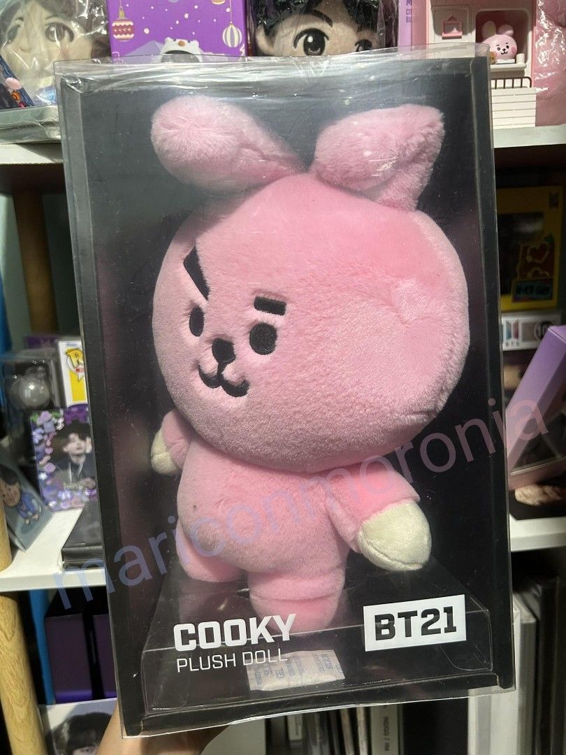 BT21 Cooky Standing Doll (Medium), Hobbies & Toys, Memorabilia ...