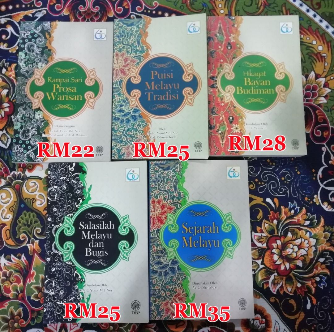 BUKU HIKAYAT, PUISI DAN PROSA WARISAN DBP, Hobbies & Toys, Books ...