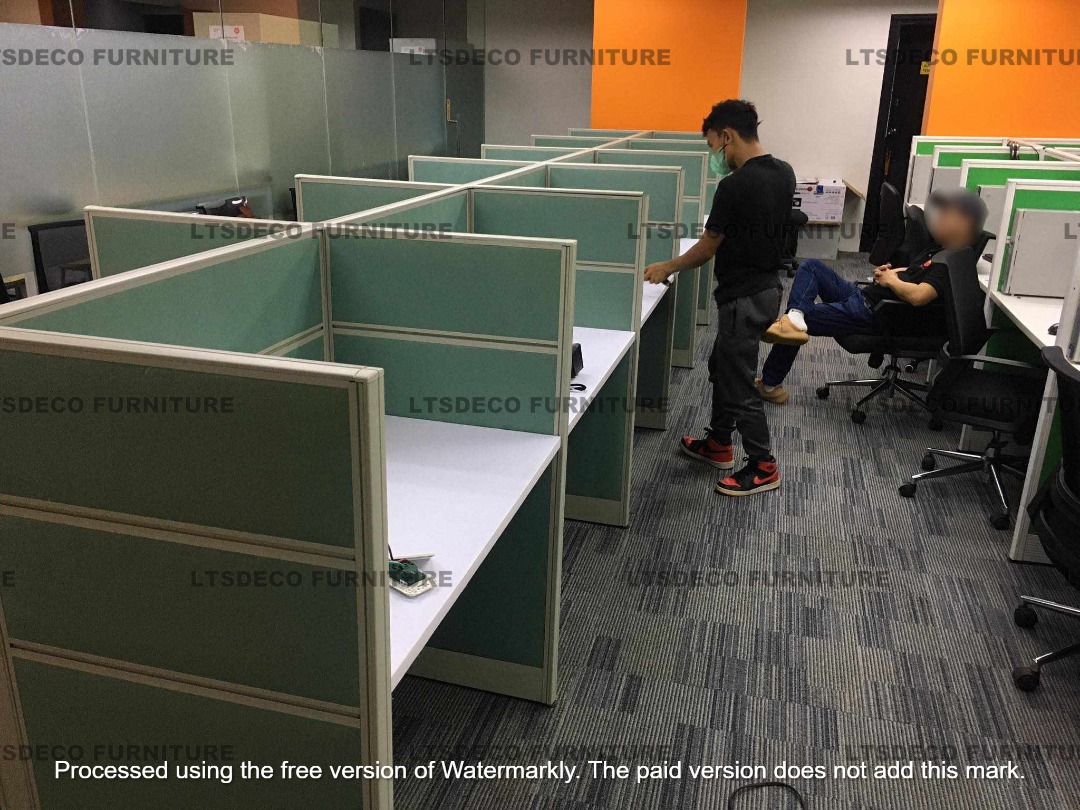 CALL CENTER BPO TABLE OFFICE PARTITION FURNITURE / WORKSTATION on Carousell
