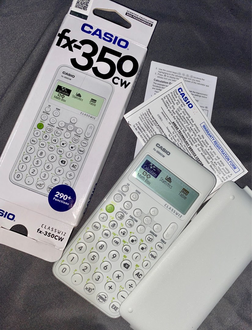 Casio Classwiz Scientific Calculator FX-350cw, Hobbies & Toys, Stationary & Craft, Stationery ...