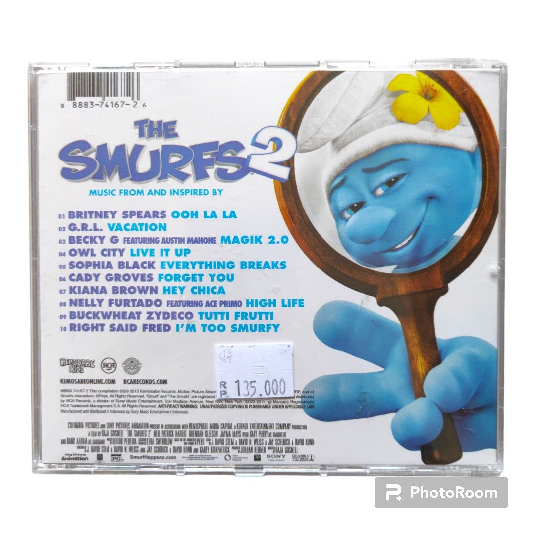 CD The Smurfs 2 Music From And Inspired By, Musik & Media, CD, DVD ...