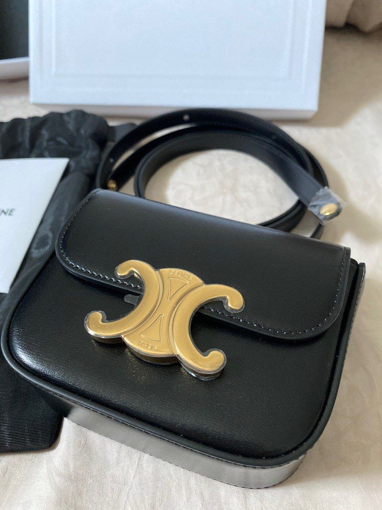 CELINE MINI TRIOMPHE, Luxury, Bags & Wallets on Carousell