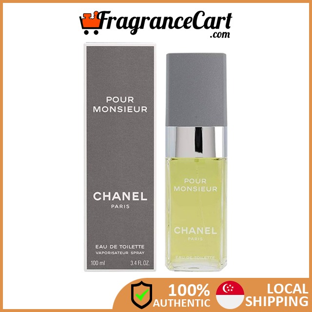 Chanel Pour Monsieur EDT for Men (100ml) [Brand New 100% Authentic Perfume FragranceCart] Eau de ...