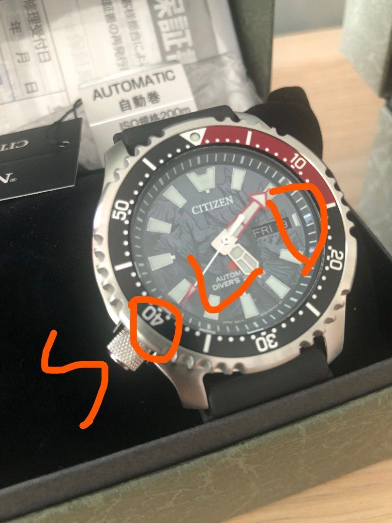 Citizen Promaster Godzilla NY0080-21Z, Luxury, Watches on Carousell