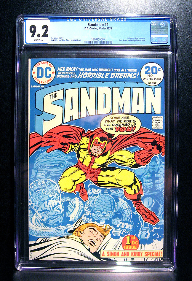 COMICS: DC: The Sandman #1 (1974), 1st Bronze Age Sandman app/1st Jed ...