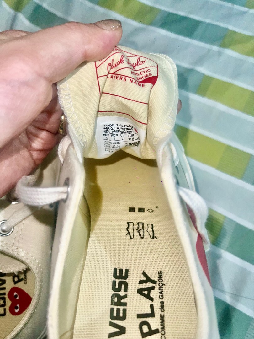 CommeDes Garcons Play X Converse, Men's Fashion, Footwear, Dress Shoes ...