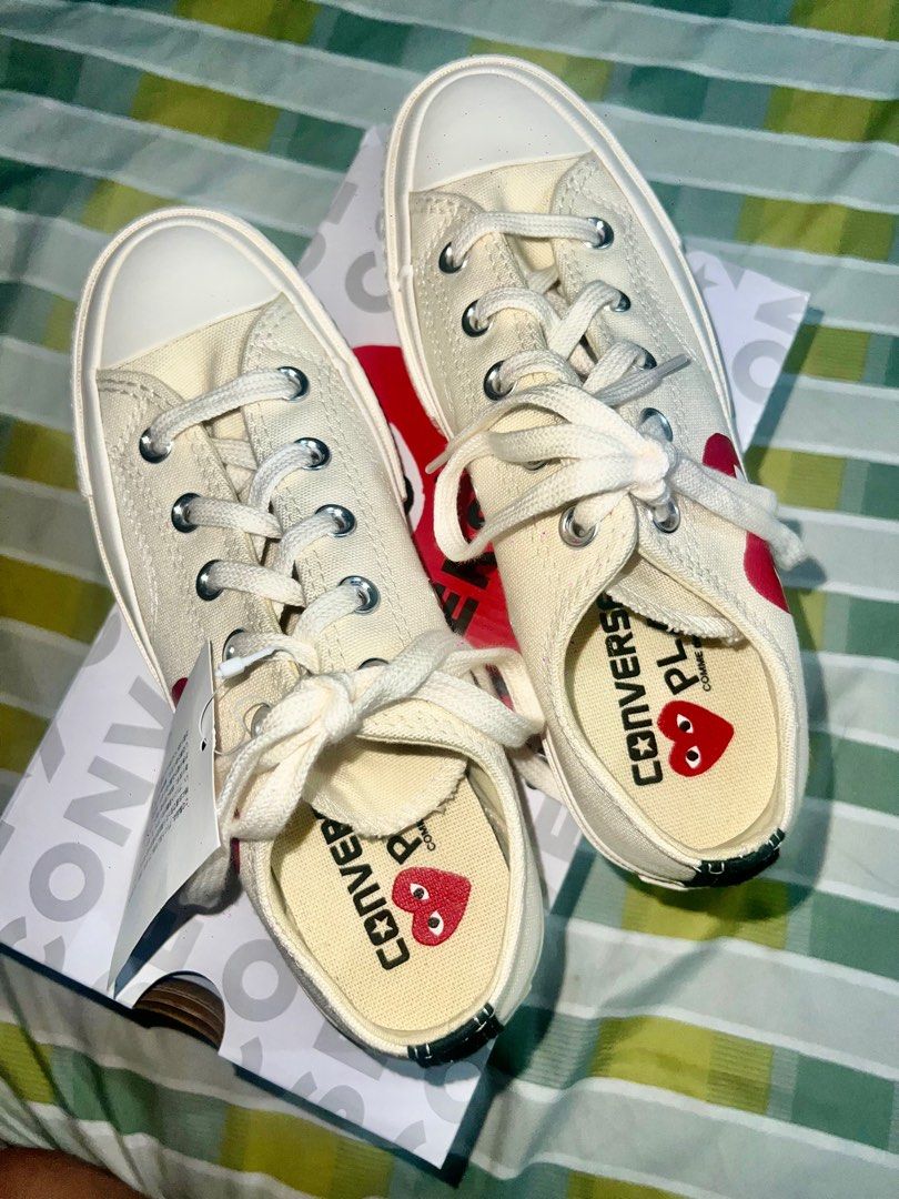 CommeDes Garcons Play X Converse, Men's Fashion, Footwear, Dress Shoes ...