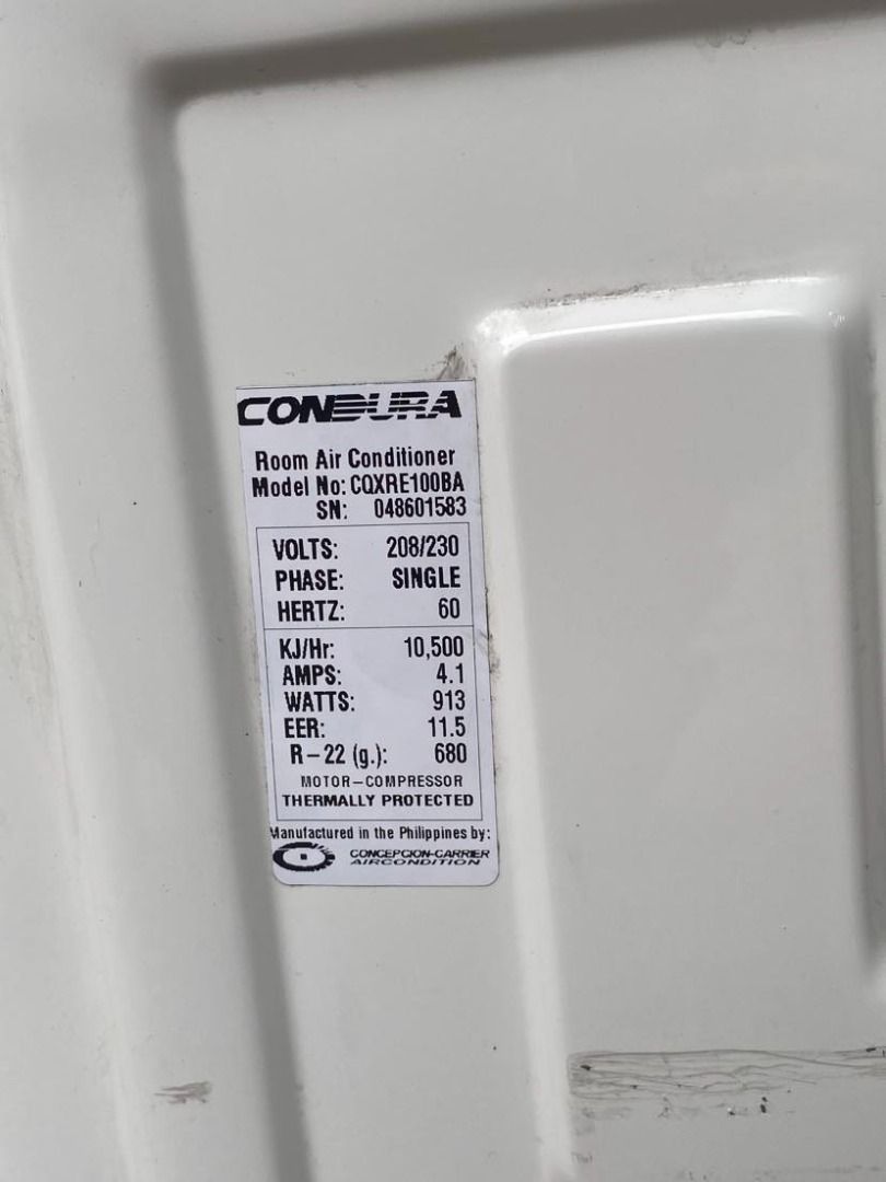 Condura 2HP Non Inverter w/ remote control, TV & Home Appliances, Air ...