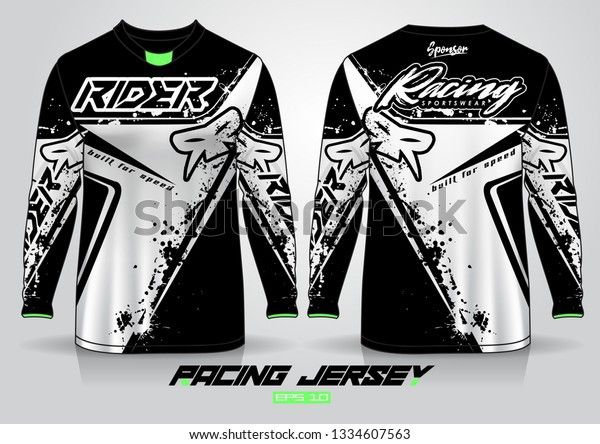 CUSTOM Long Sleeve Sublimation Printing Racing Jersey, Men's Fashion, Activewear on Carousell