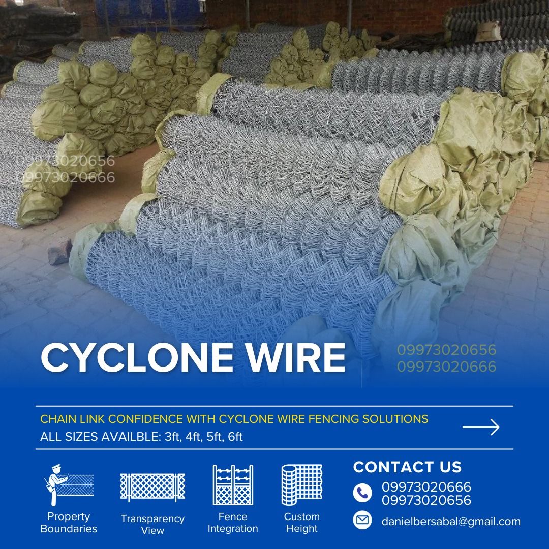 Cyclone Fence | Wire Mesh Fencing | Diamond Mesh | Galvanized Steel ...