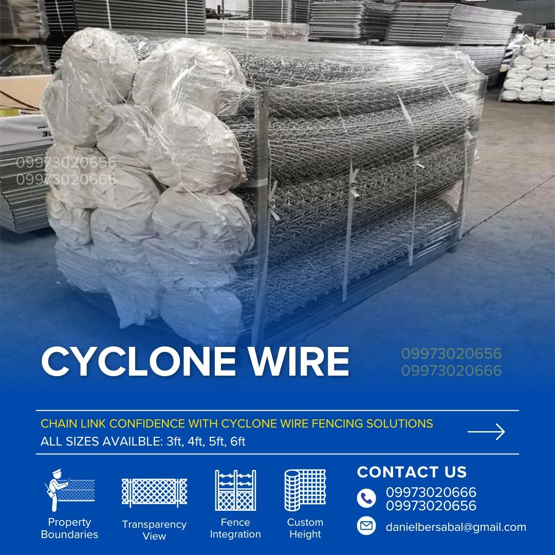 Cyclone Fence | Wire Mesh Fencing | Diamond Mesh | Galvanized Steel ...