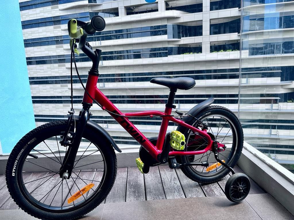 Decathlon Kids Bike Btwin 16 inch Lightboy 900 Alloy 4-6 years, Sports ...
