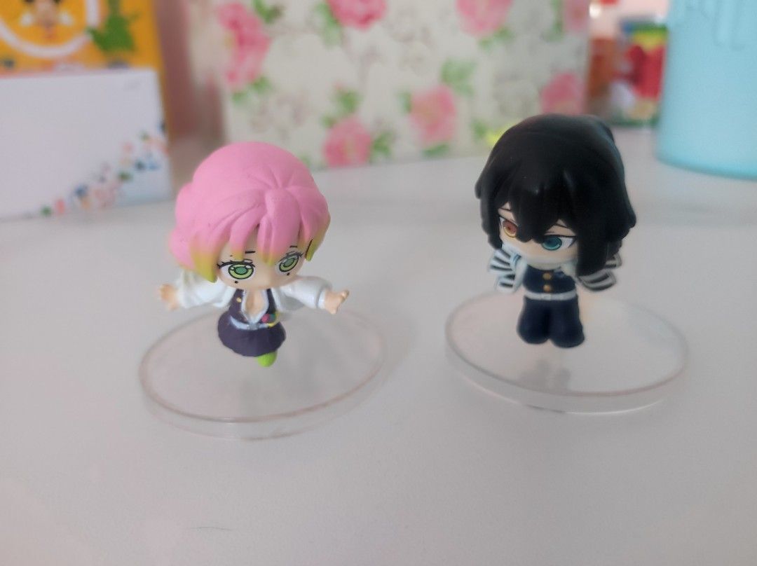 Demon Slayer Figurines Gacha Love Hashira and Snake Hashira couple ...