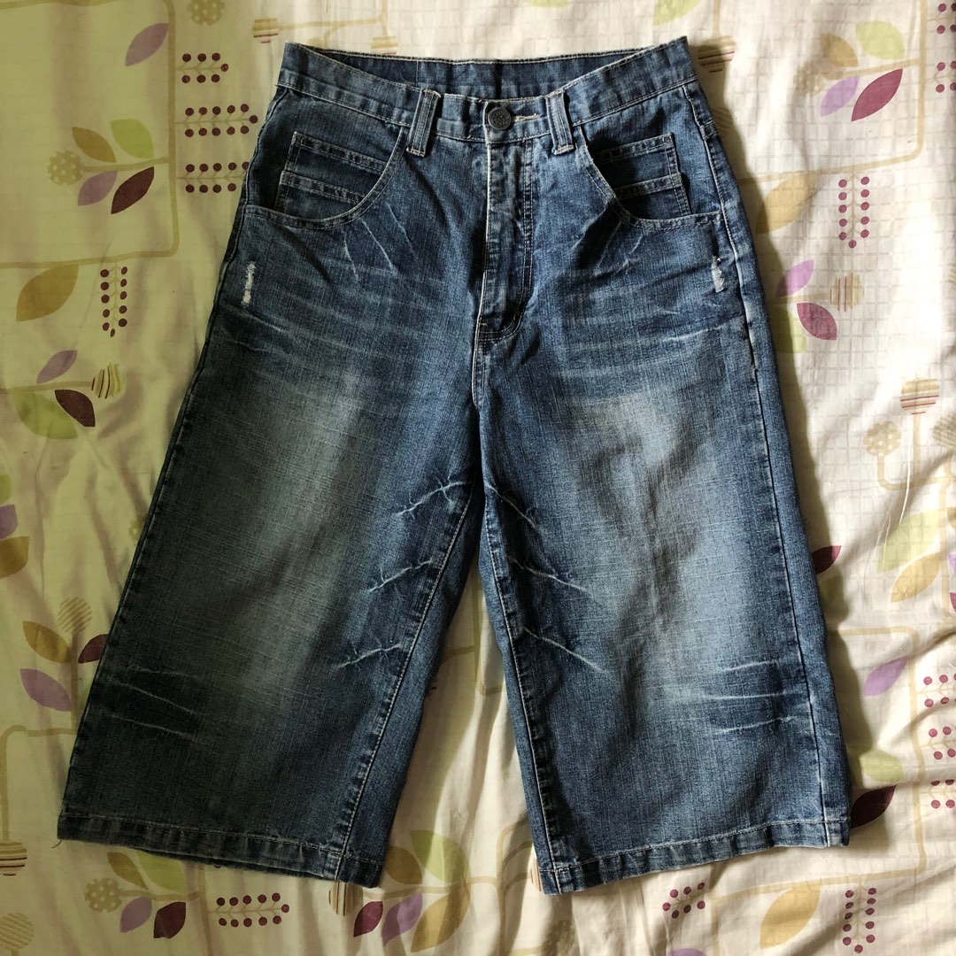 DENIM JORTS, Women's Fashion, Bottoms, Shorts on Carousell