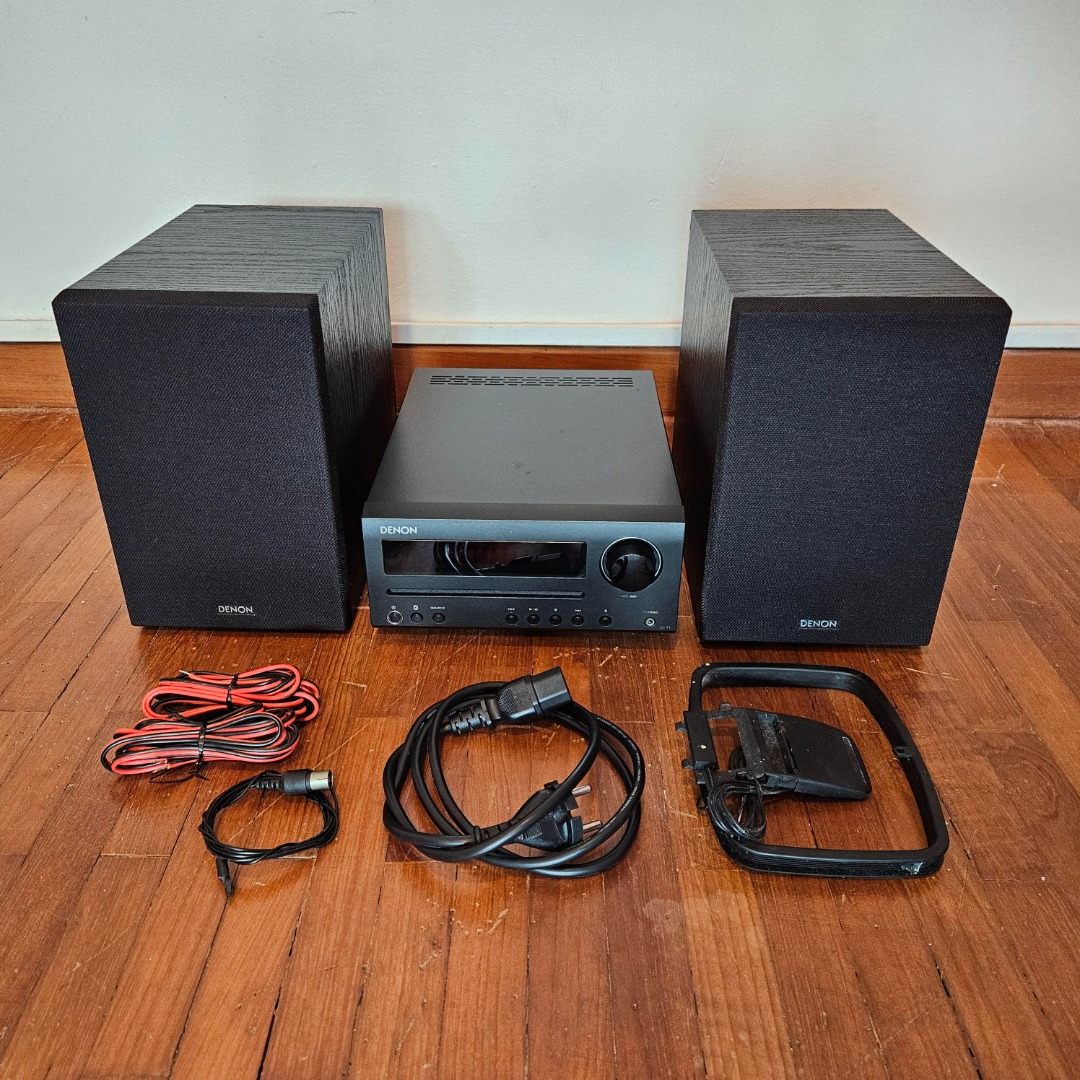 DENON DT1 COMPACT CD RECEIVER - Micro Hi-Fi System with FM/AM, CD And ...