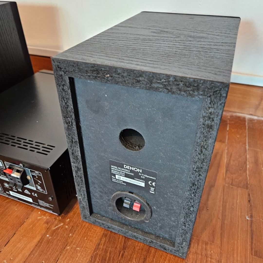 DENON DT1 COMPACT CD RECEIVER - Micro Hi-Fi System with FM/AM, CD And ...