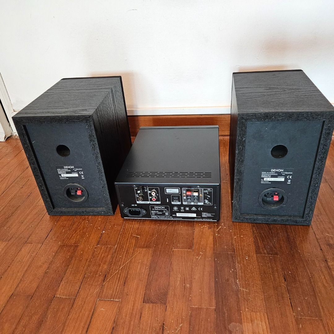 DENON DT1 COMPACT CD RECEIVER - Micro Hi-Fi System with FM/AM, CD And ...