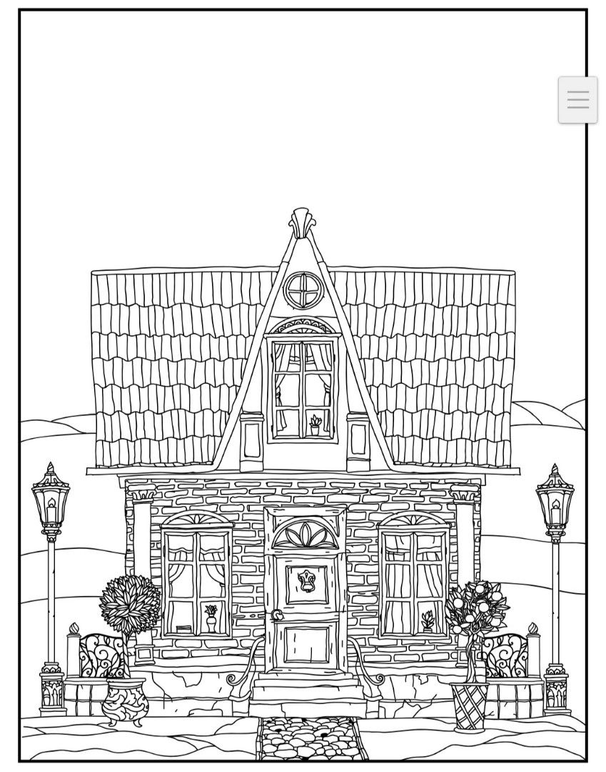 (digital) coloring book/ page for adults, Buku & Alat Tulis, Buku di ...