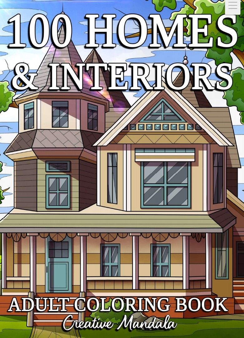 (digital) coloring book/ page for adults, Buku & Alat Tulis, Buku di ...