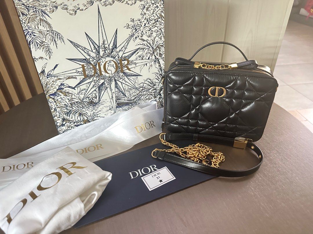 Dior caro box, Luxury, Bags & Wallets on Carousell