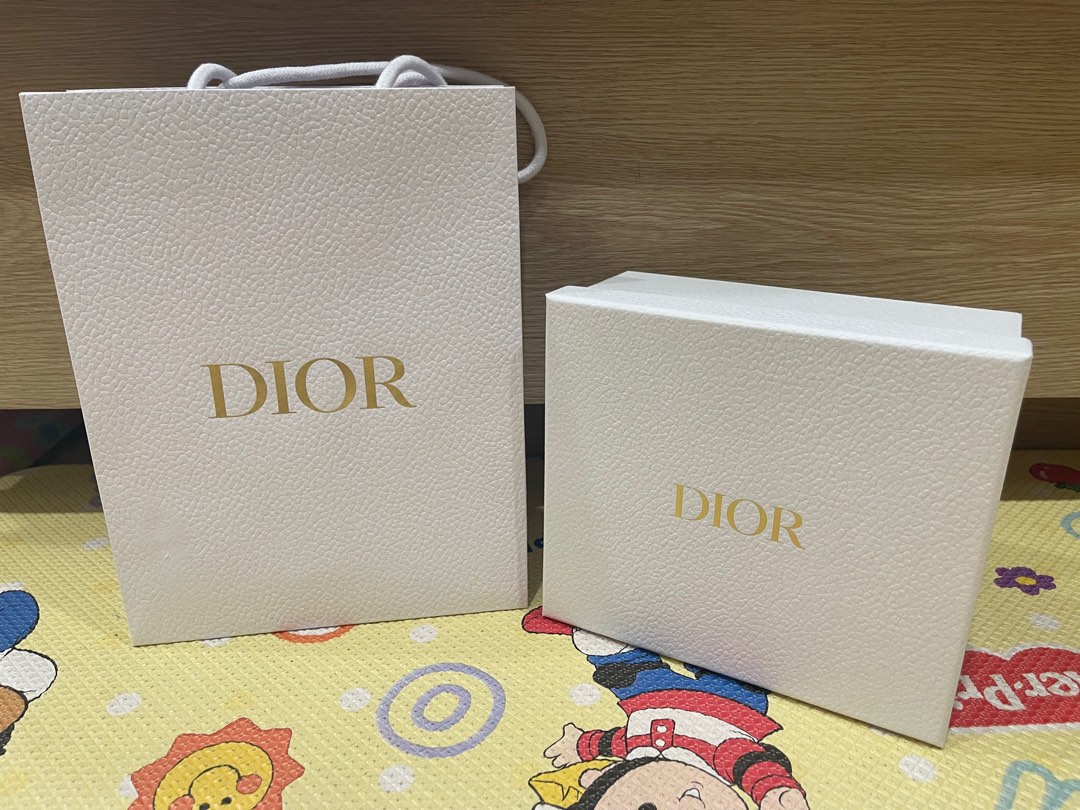 Dior paper bag and box, Luxury, Accessories on Carousell