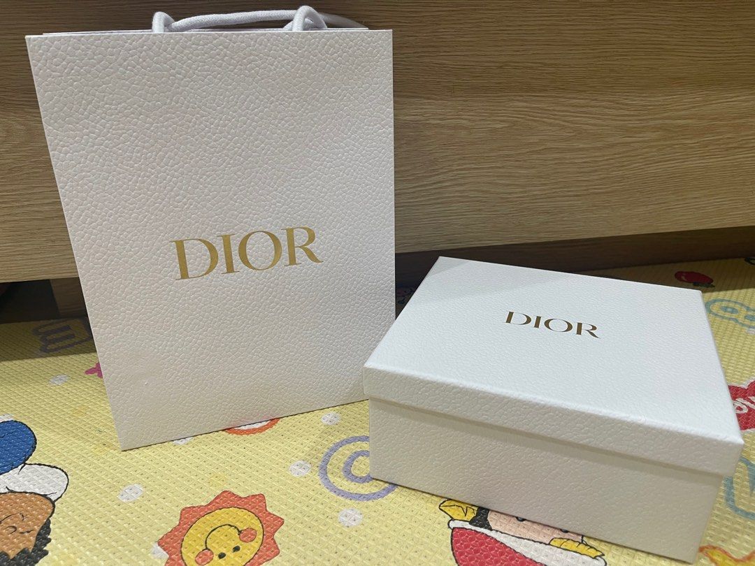 Dior paper bag and box, Luxury, Accessories on Carousell