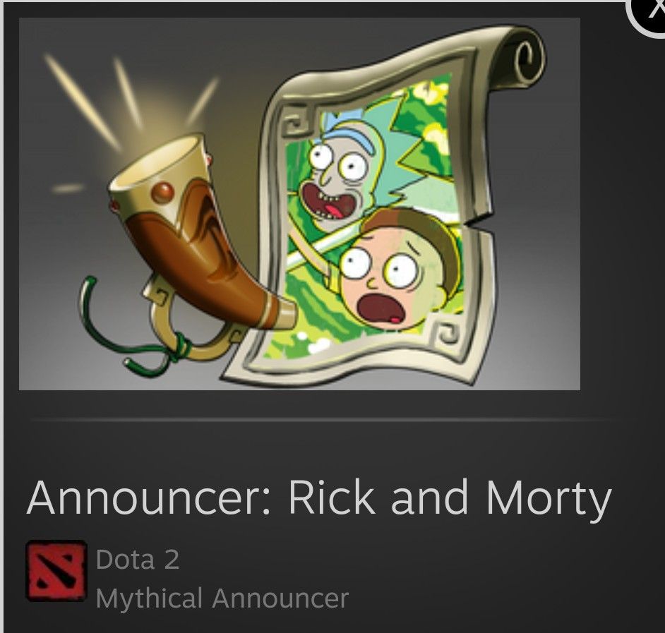 Dota 2 Rick and Morty Announcer + Mega-Kills, Video Gaming, Gaming ...