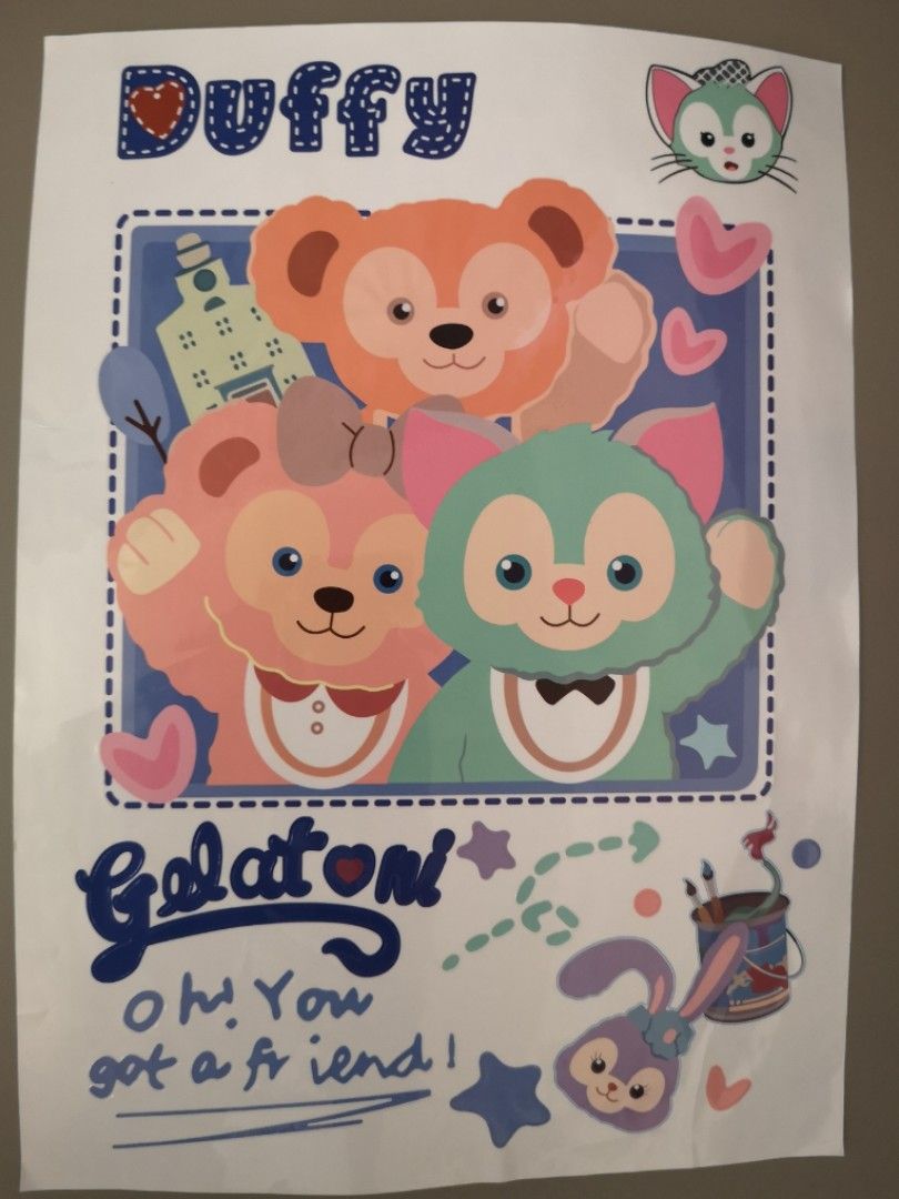 Duffy stickers 貼紙, 興趣及遊戲, 手作＆自家設計, 其他 - Carousell