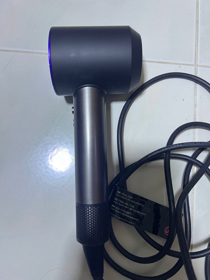Dyson Supersonic hair dryer (purple black), Beauty & Personal Care ...