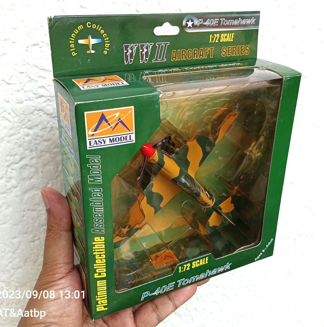 Easy Model Winged Ace 1:72 CURTISS P-40E Tomahawk (USAF), Hobbies ...